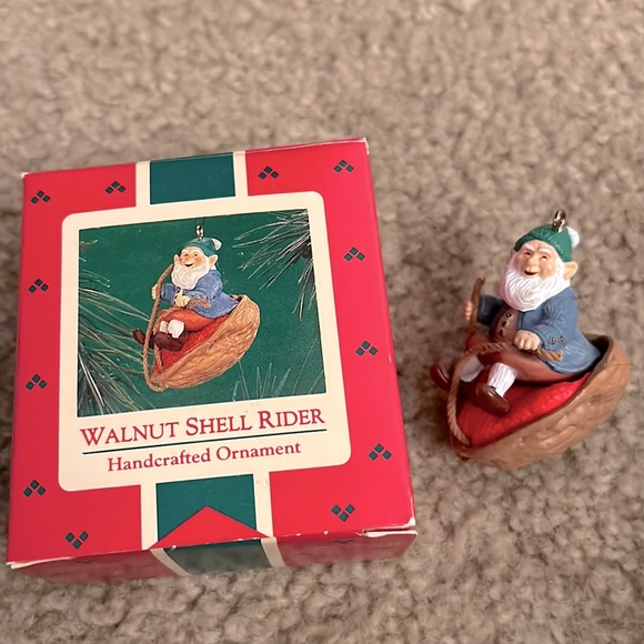 Hallmark | Holiday | Vintage 8s Hallmark Walnut Shell Rider Xmas ...